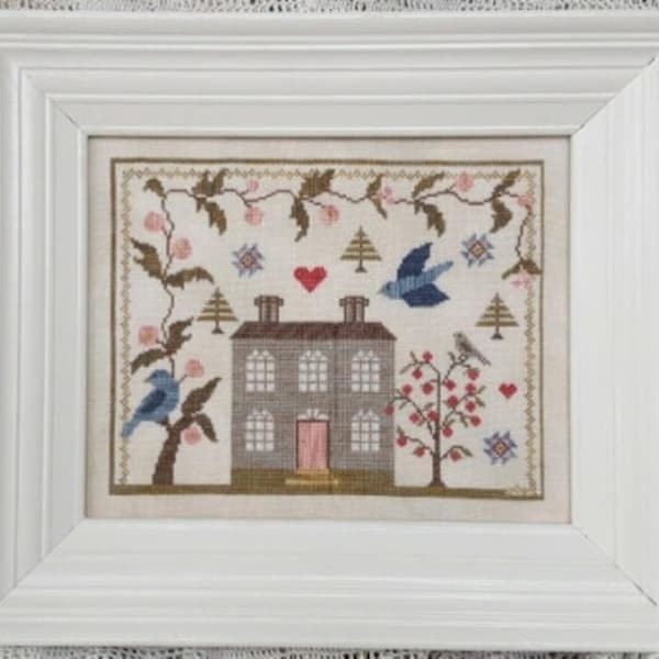 QUEENSTOWN SAMPLER DESIGNS ann Jordan 1841 Counted Cross Stitch Pattern ...