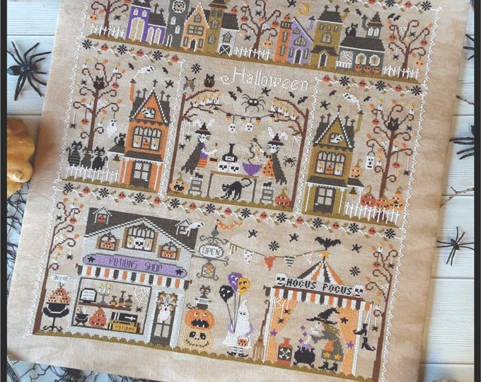 Crocette A Gogo • "halloween in the City" • Counted Cross Stitch Chart ...