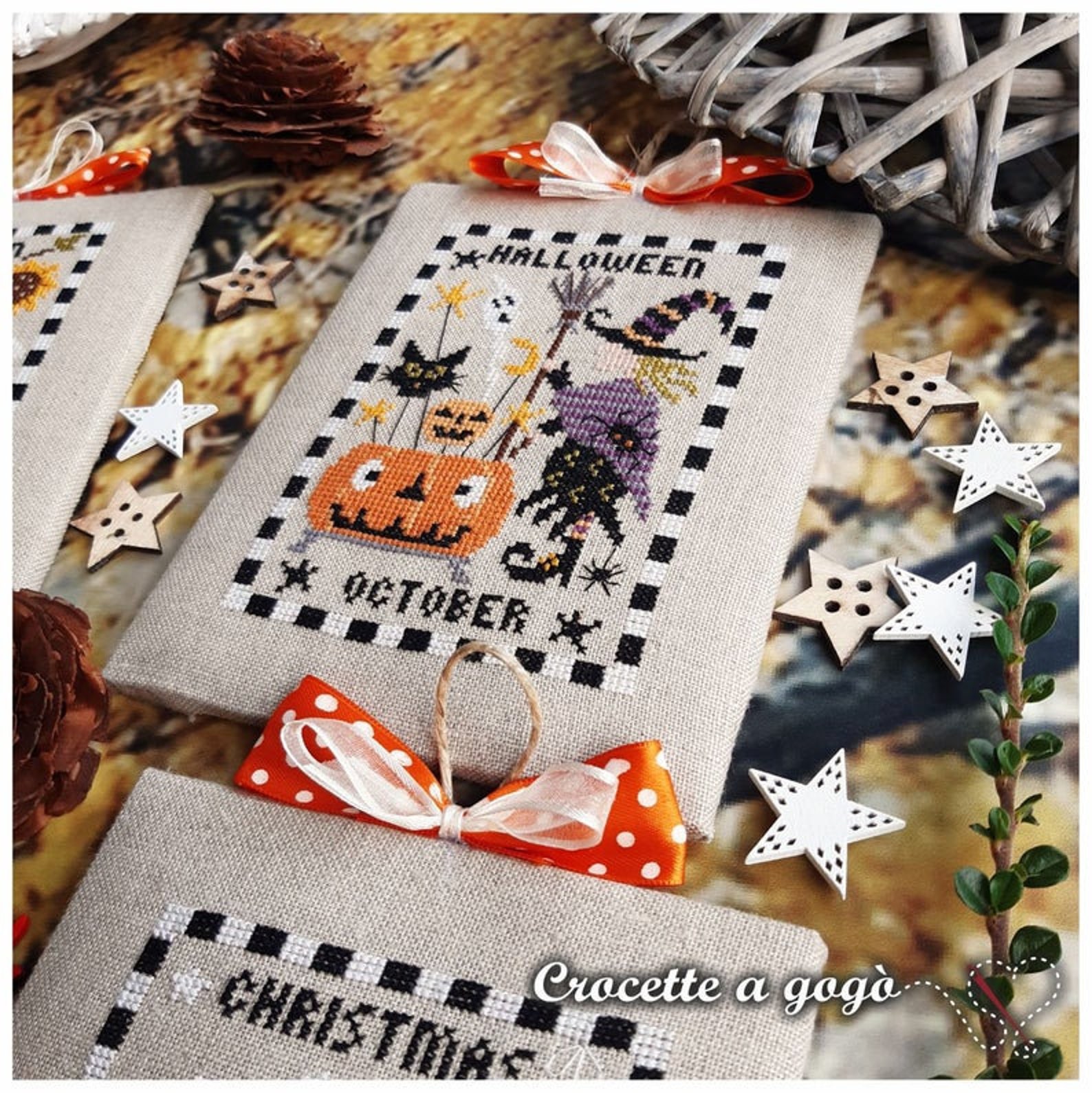 Crocette A Gogo • "calendar - Part 3 • Counted Cross Stitch Pattern • 4 ...