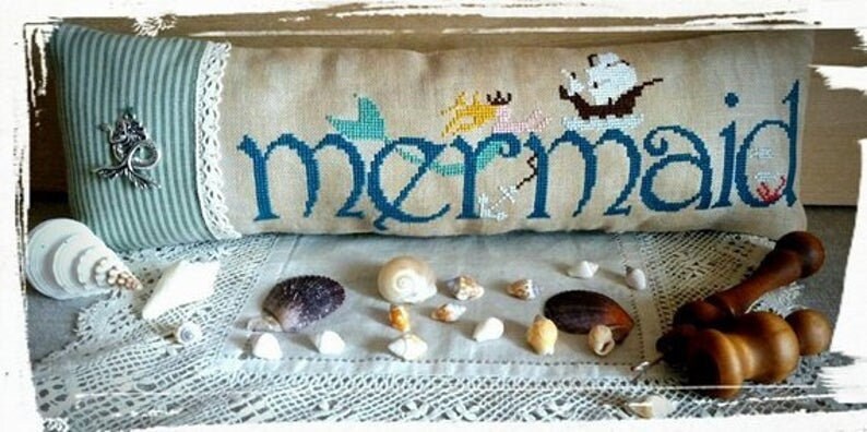 ROVARIS mermaid Counted Cross Stitch Pattern - Etsy