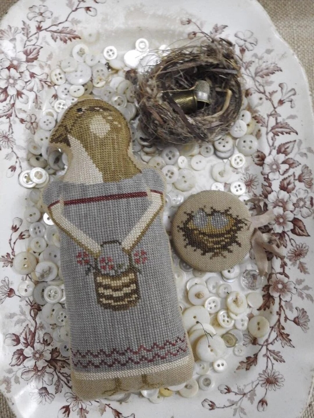 STACY NASH PRIMITIVES "animal Crackers Series - Jenny" Counted Cross ...