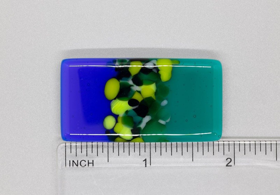 BEAU VERRE ART "fused Glass Needle Minder" • Fused Glass • Magnet ...