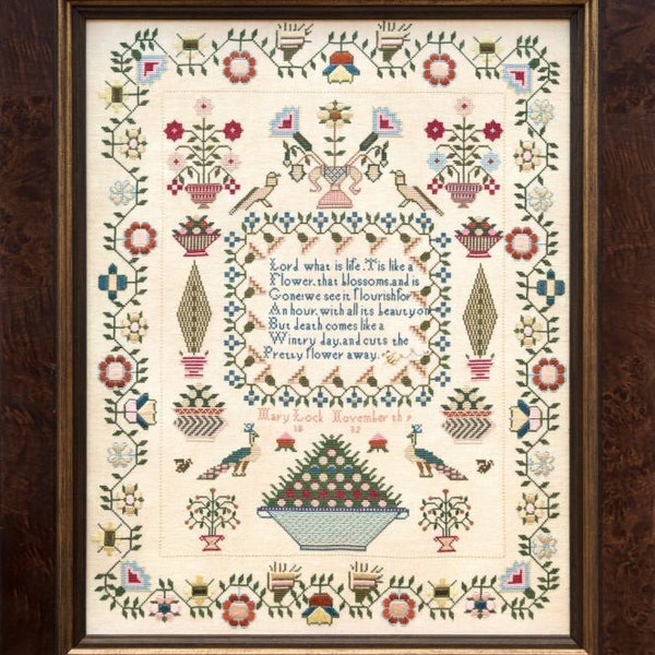 Florence Mary Dickinson Sampler - Etsy