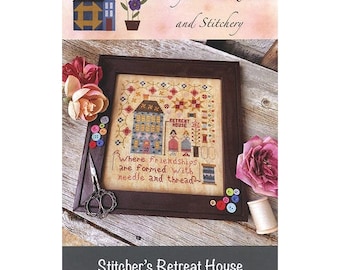 THREADWORK PRIMITIVES common Thread Counted Cross Stitch Pattern Chart Stitcher's Mat Primitive ...