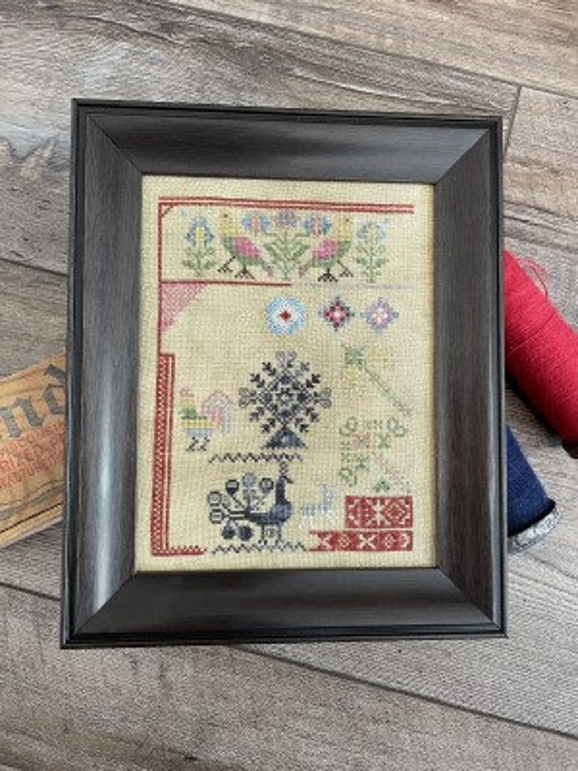FROM THE HEART "dutch Mini Sampler" Counted Cross Stitch Pattern, Birds ...