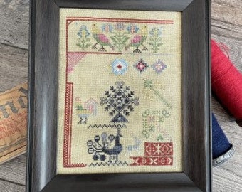 Stitches Through the Years "my Little Garden Sampler" • Counted Cross ...