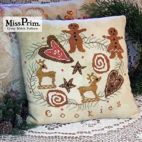 Miss Prim Cross Stitch Pattern - Etsy