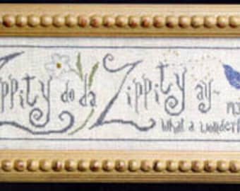 LADDA zippity Do Da Counted Cross Stitch Pattern Chart, Zippity Do Da ...
