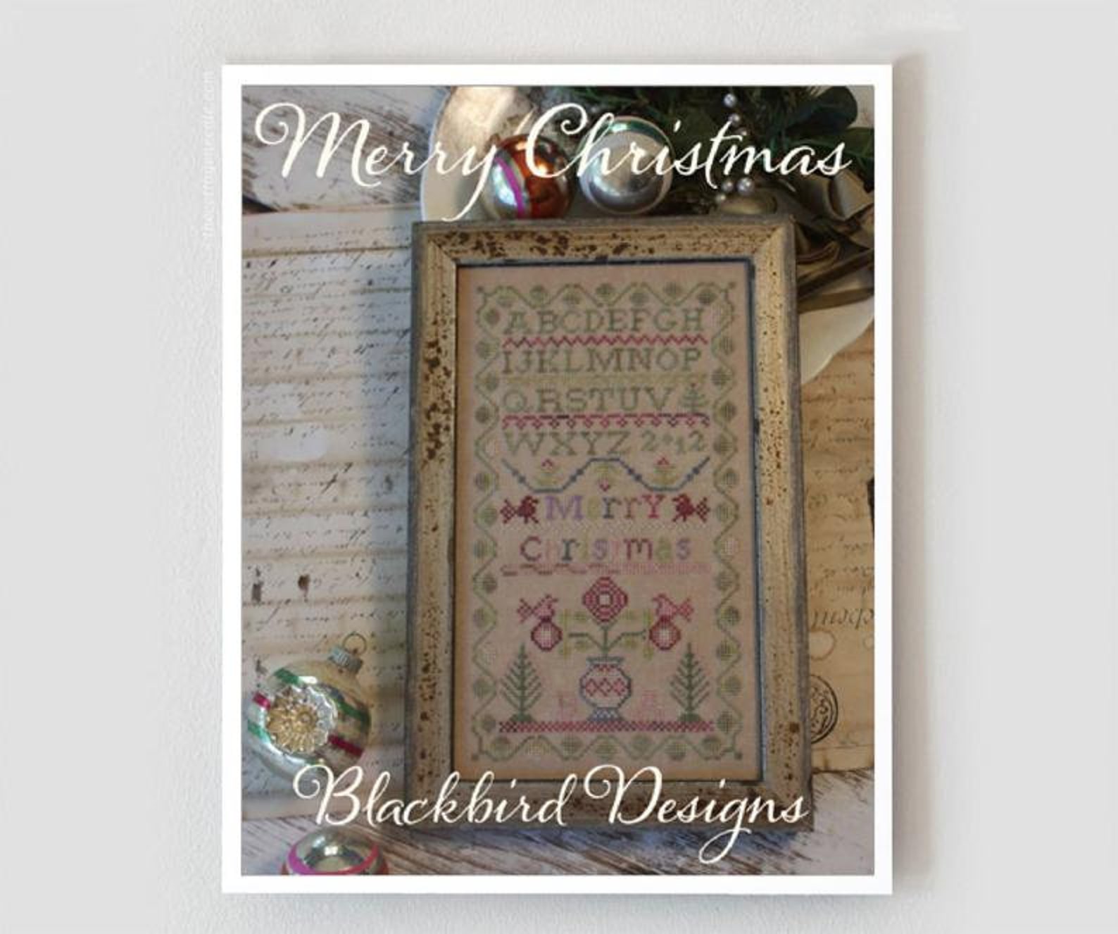 BLACKBIRD DESIGNS merry Christmas Primitive - Etsy