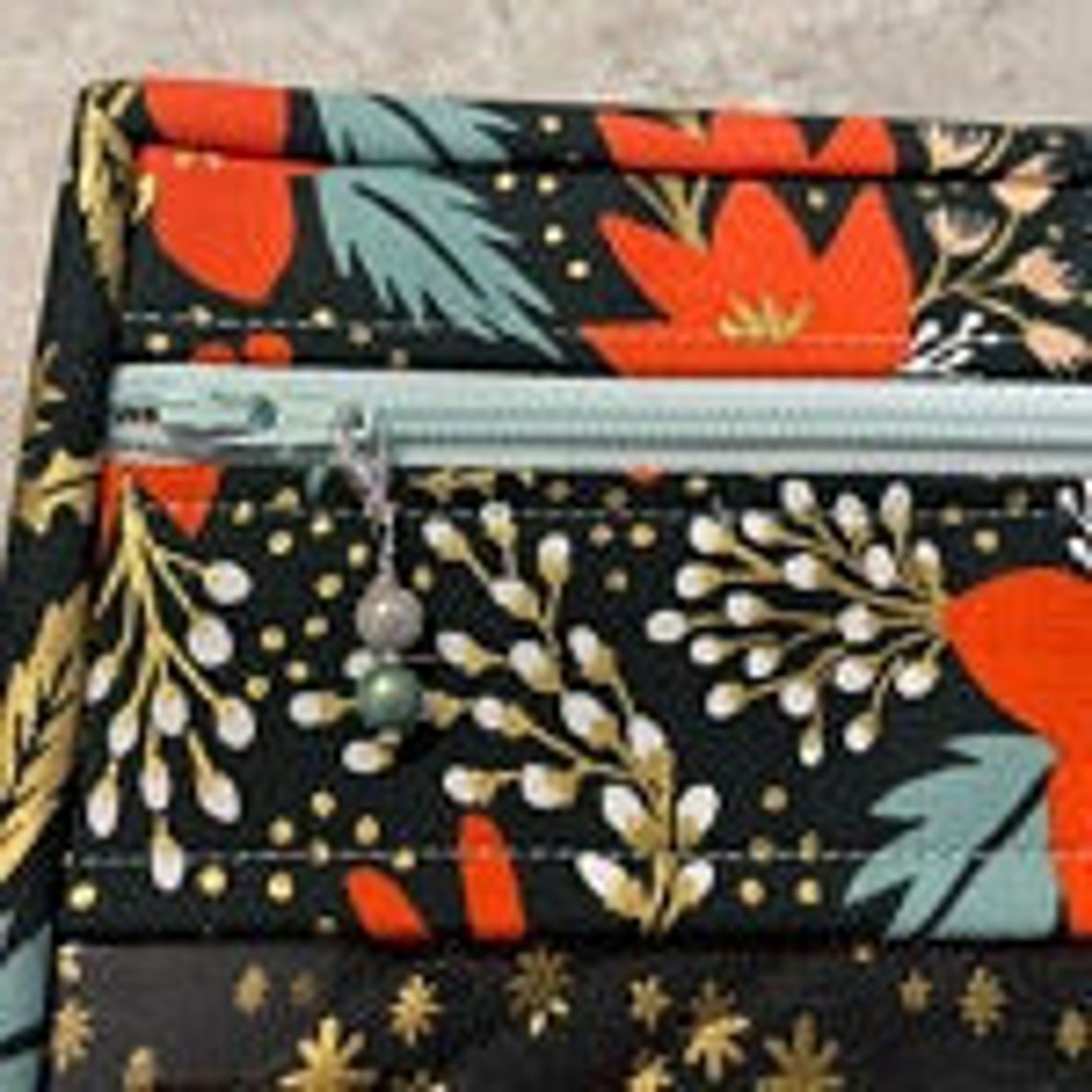 Cross Stitch Needlework PROJECT BAG for the Holidays Clear | Etsy