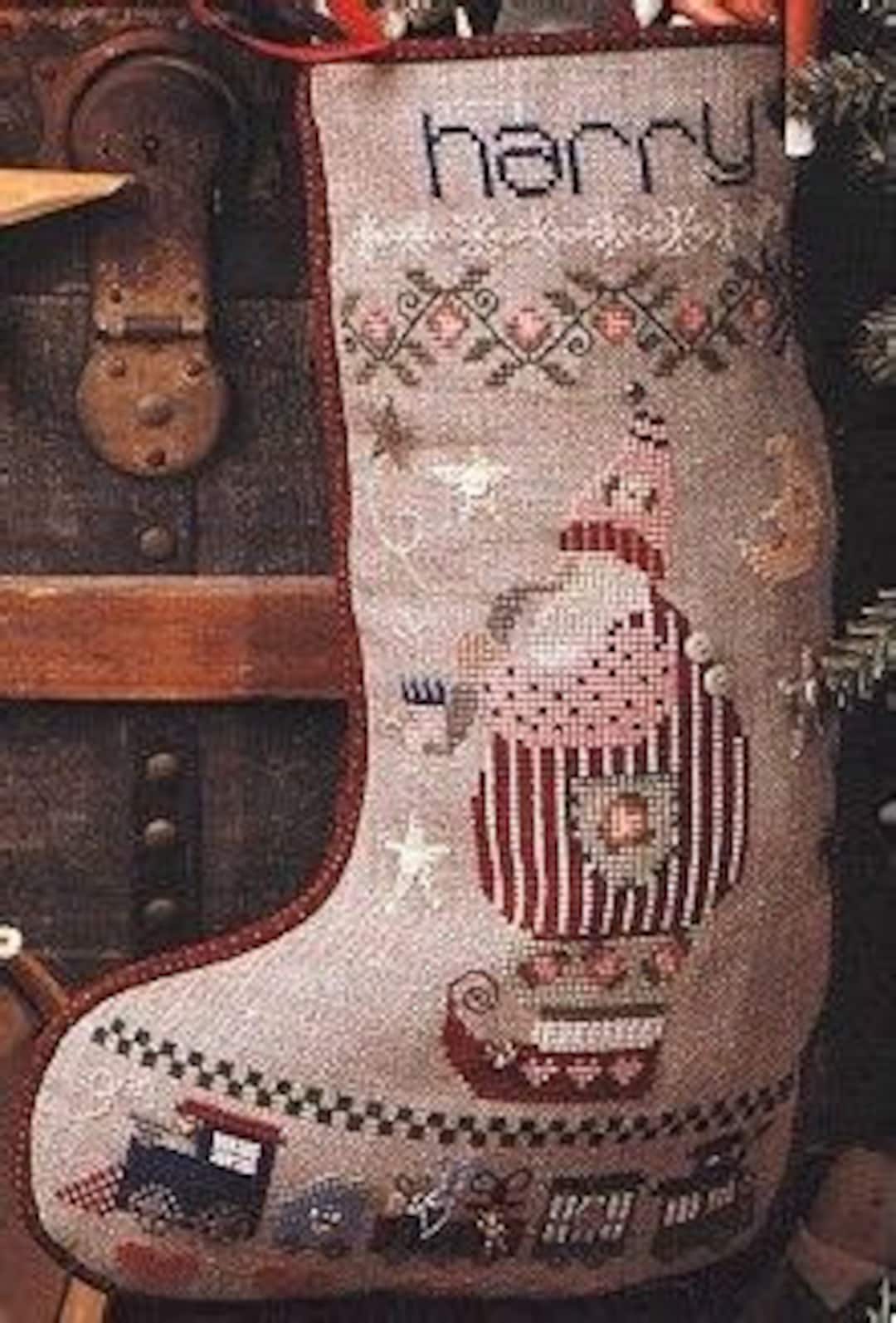 SHEPHERD'S BUSH PRINTWORKS "harry's Stocking" Cross Stitch Pattern and ...