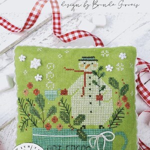 WITH THY NEEDLE & Thread mr. Marshmallow Counted Cross Stitch Pattern ...