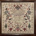 The SCARLETT HOUSE "martha Evans 1879" • Counted Cross Stitch Pattern ...