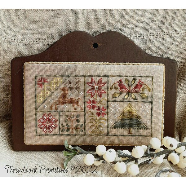 Threadwork Primitive Cross Stitch - Etsy