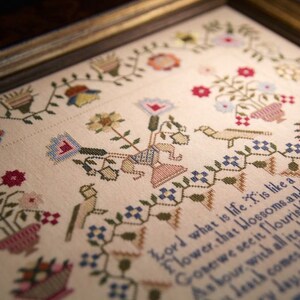 Hands Across the Sea Samplers "mary Lock 1832" Counted Cross Stitch ...
