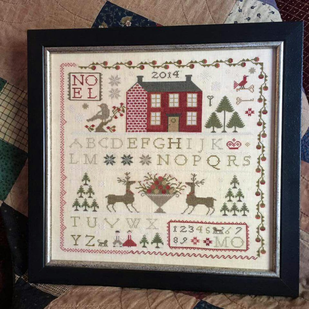 WITH THY NEEDLE & Thread "noel Sampler Kit" by Brenda Gervais • Cross ...