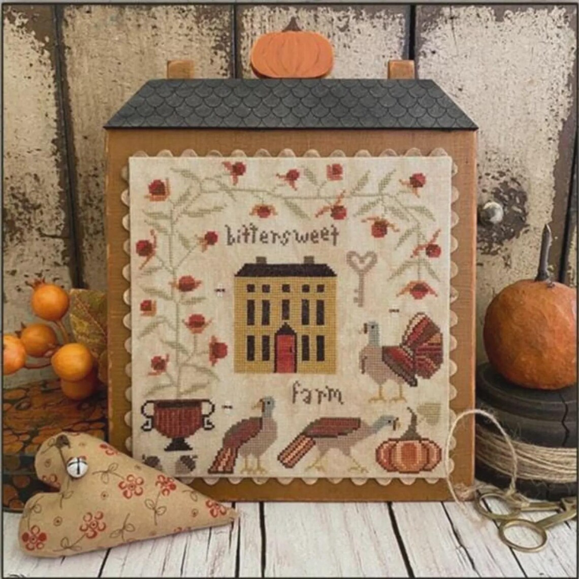 Teresa Kogut Creative Whims "bittersweet Farm" Counted Cross Stitch ...