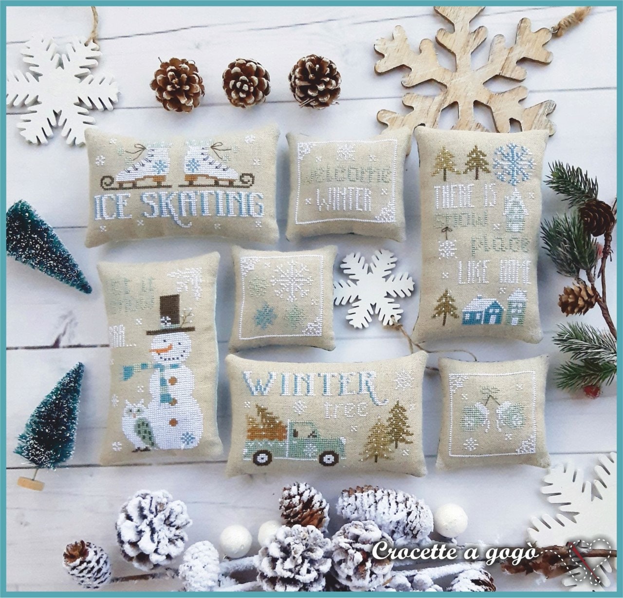 Crocette A Gogo winter Joy Counted Cross - Etsy