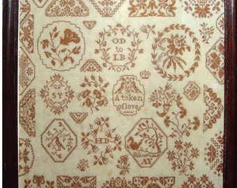 Stitchybox Samplers hannah Gilpin 1800 Counted Cross Stitch Pattern ...