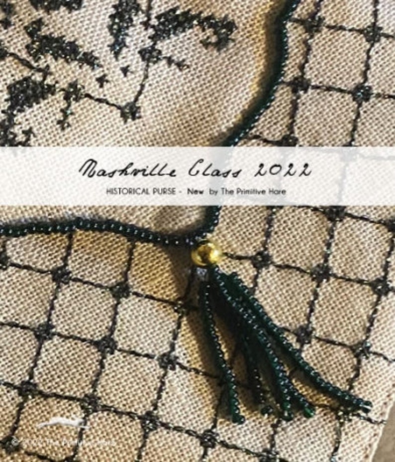 The PRIMITIVE HARE "renaissance Historical Purse Kit" Counted Cross ...