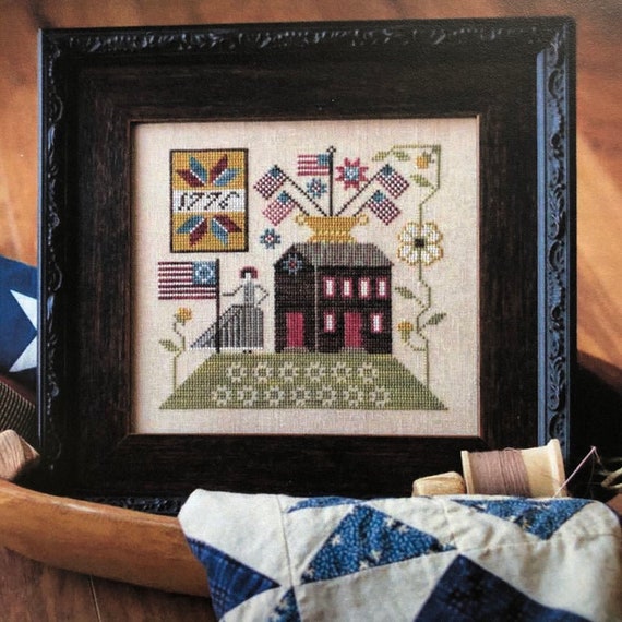 PLUM STREET SAMPLERS betsy's House Counted - Etsy