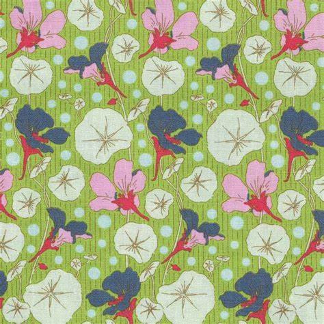 TILDA GARDENLIFE Collection 2021 by Tone Finnanger Nasturtium in Green ...