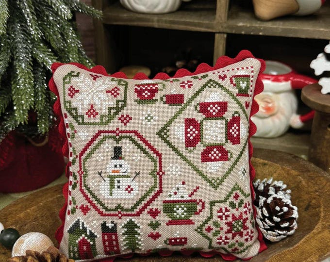 PRIMROSE COTTAGE STITCHES "cocoa Quaker" Counted Cross Stitch Pattern ...
