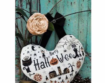 TERESA KOGUT Creative Whims silhowitches Quaker Counted Cross Stitch ...