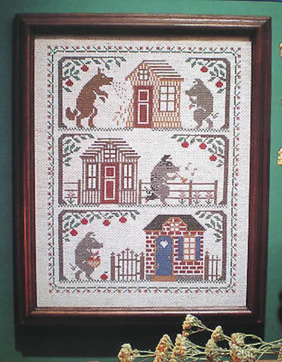 Cross Stitch 176 AUGUST By The Prairie Schooler Counted Cross Stitch ...