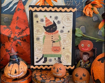 TERESA KOGUT Creative Whims silhowitches Quaker Counted Cross Stitch ...