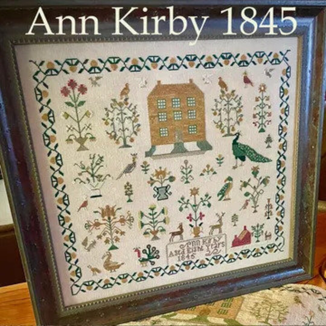 NEEDLEWORK PRESS "ann Kirby" A Sampler, Counted Cross Stitch Pattern ...