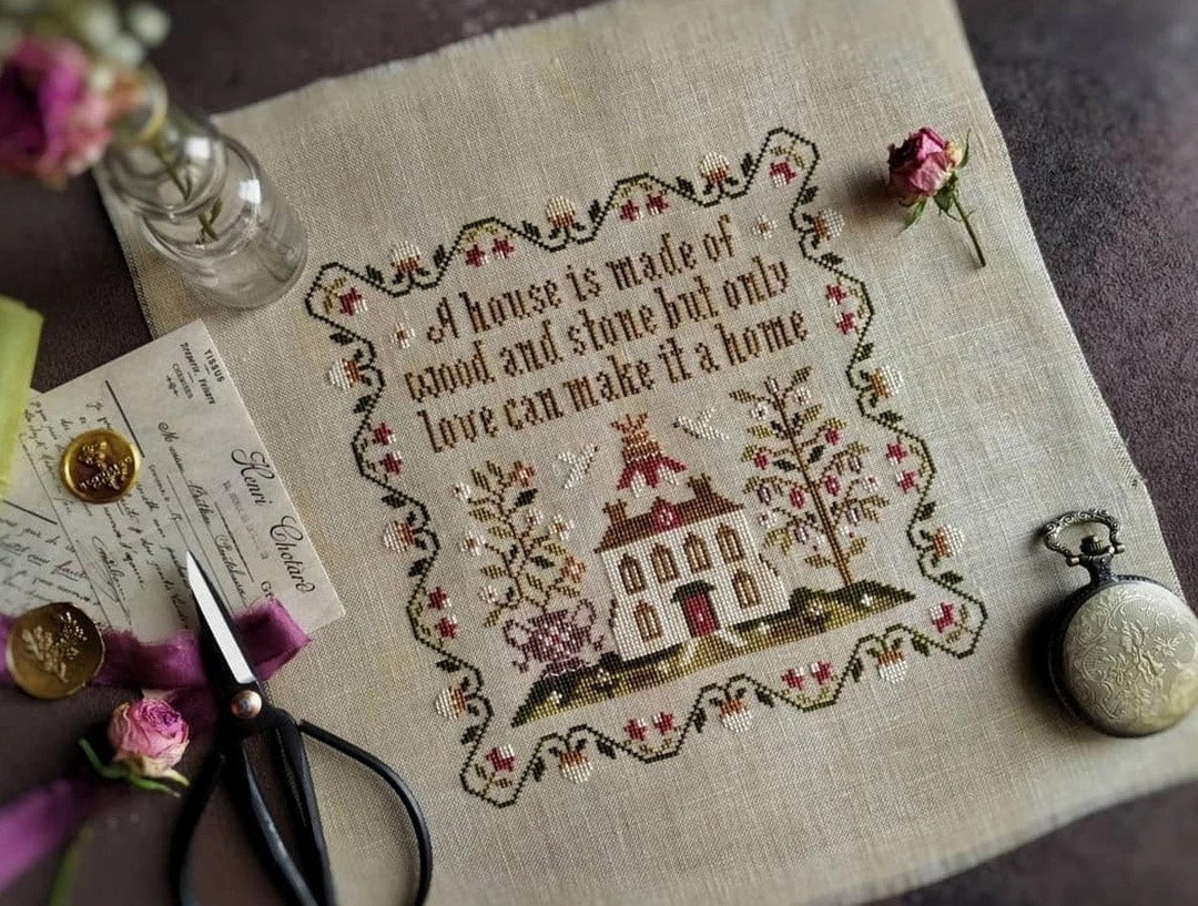 Stitches Through the Years "a House Is" • Counted Cross Stitch Pattern ...