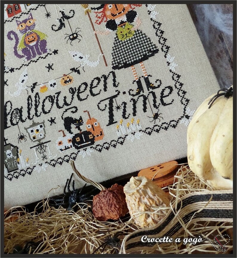 CROCETTE A GOGO "halloween Time" • Counted Cross Stitch Pattern • Chart ...