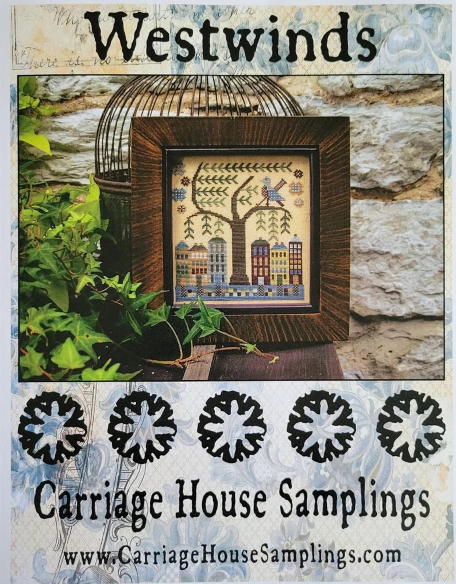CARRIAGE HOUSE SAMPLINGS "westwinds" • Counted Cross Stitch Pattern ...