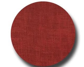 Weeks Dye Works Linen /aztec Red / Cross Stitch Fabric / 32 or 36 Ct ...