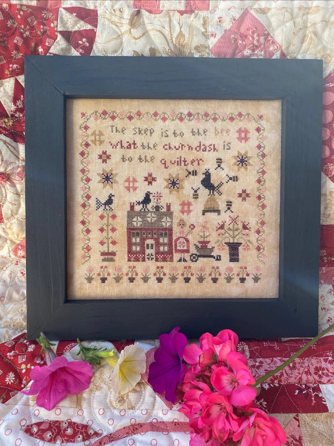 Pansy Patch Quilts and Stitchery "mrs. Beesley's Summer House" Counted ...