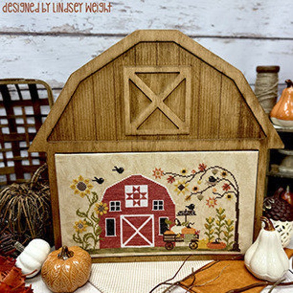Red Barn Cross Stitch - Etsy
