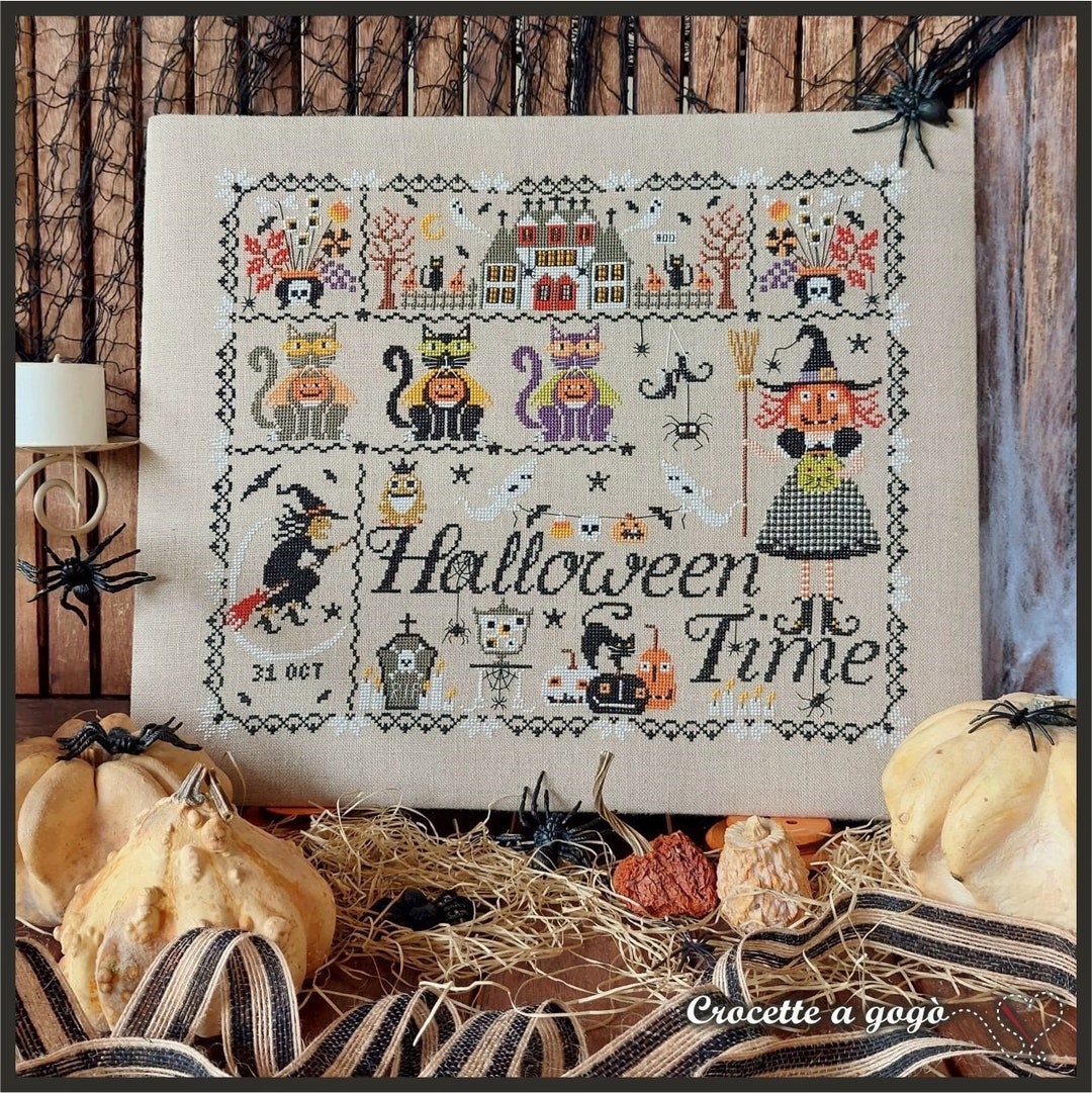 CROCETTE A GOGO "halloween Time" • Counted Cross Stitch Pattern • Chart ...