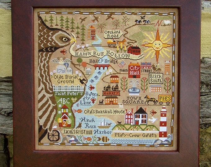 THREADWORK PRIMITIVES "beggar's Night", Counted Cross Stitch Pattern, Fall, Autumn, Halloween ...