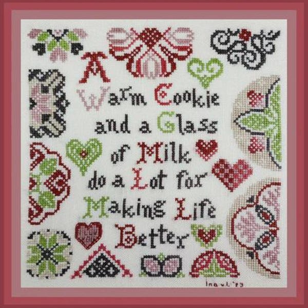 NEEDLEWORK PRESS ann Gott 1848 A Sampler, Counted Cross Stitch Pattern, Needleworkpress ...