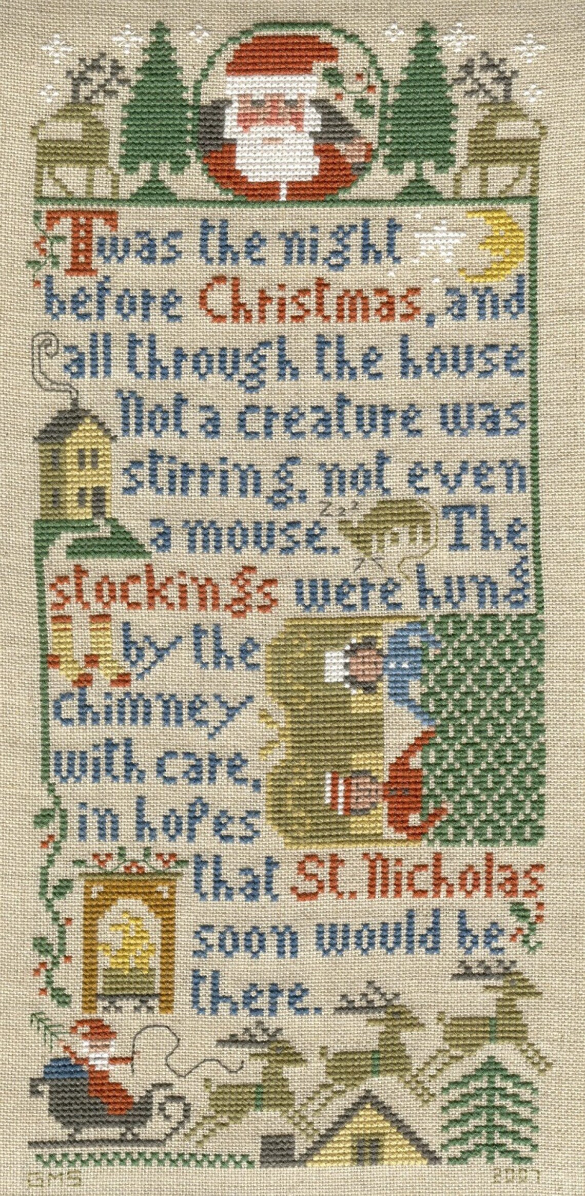 The Prairie Schooler CHRISTMAS SAMPLERS Counted Cross Stitch Pattern ...