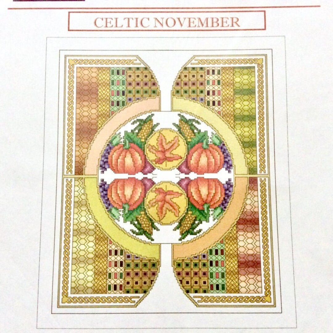 VICKERY COLLECTION "celtic November" Counted Cross Stitch Pattern, Fall ...