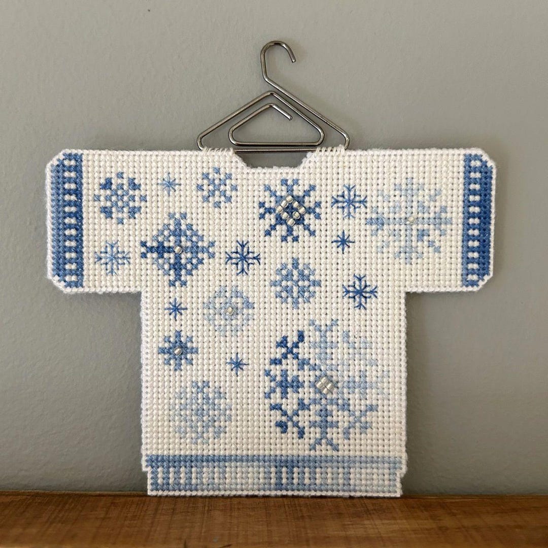 HAYSTACK STITCHING "let It Snow Christmas Jumper Kit" Counted Cross ...