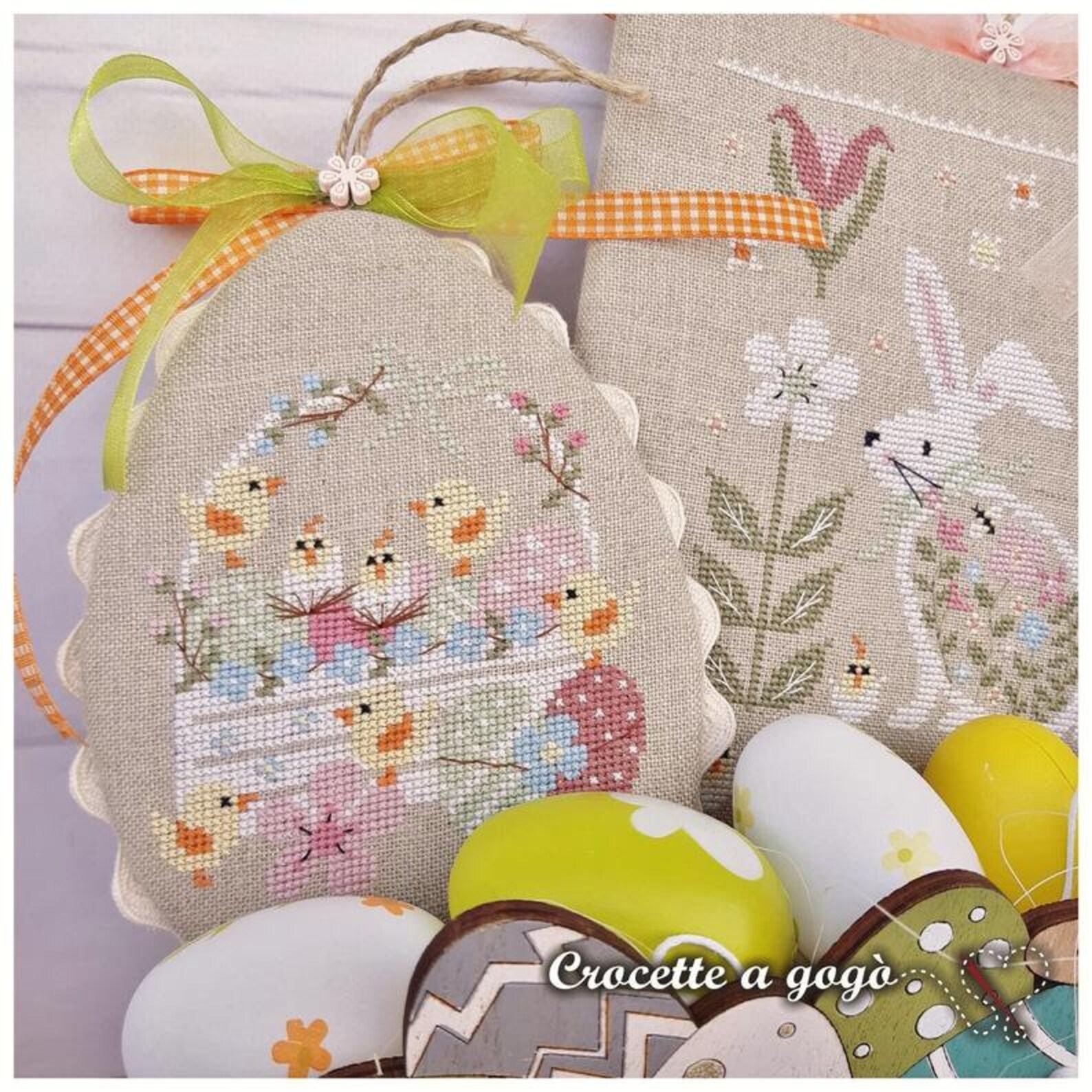 CROCETTE A GOGO "easter Trio Set" • Counted Cross Stitch Pattern ...