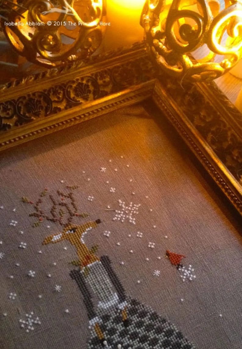 THE PRIMITIVE HARE "yule Queen" Counted Cross Stitch Pattern, Chart ...