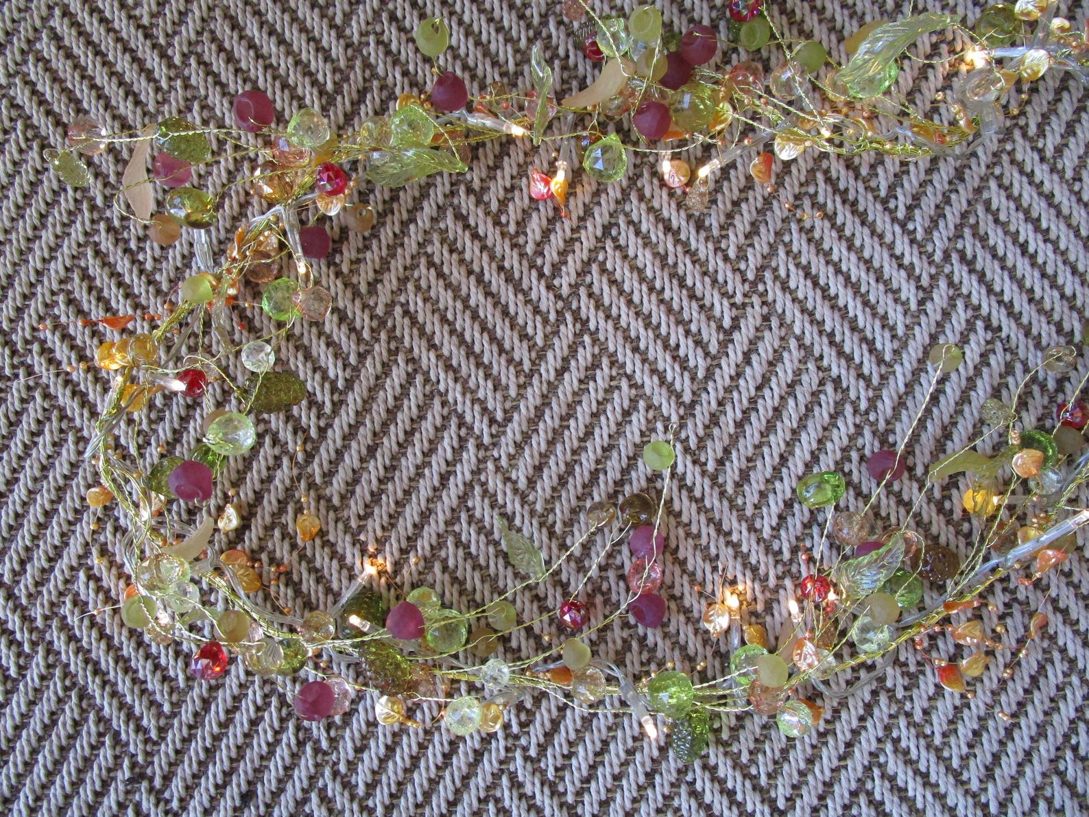 4 Foot Fall Garland - "harvest" Lighted Garland, Battery Operated ...