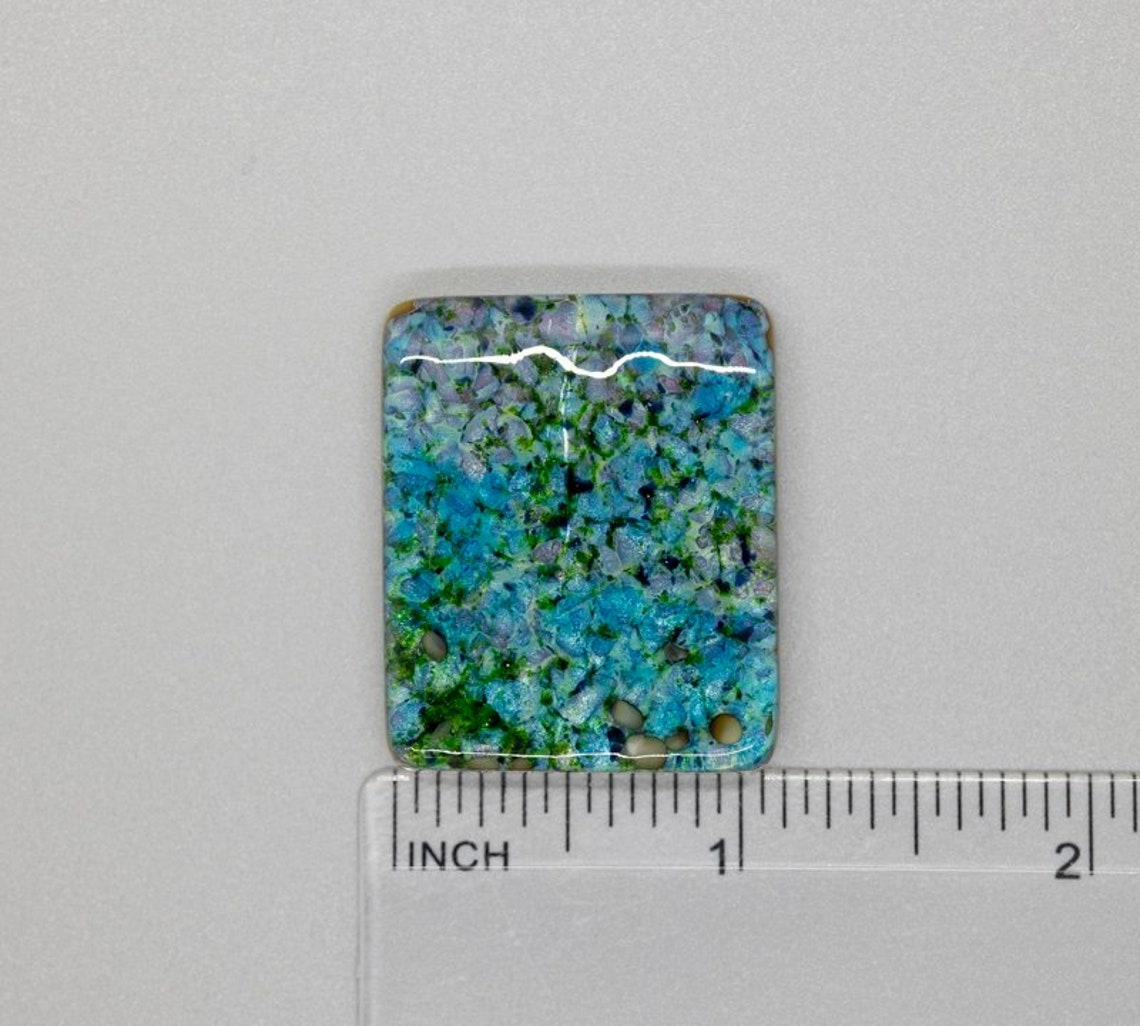 BEAU VERRE ART fused Glass Needle Minder Fused - Etsy