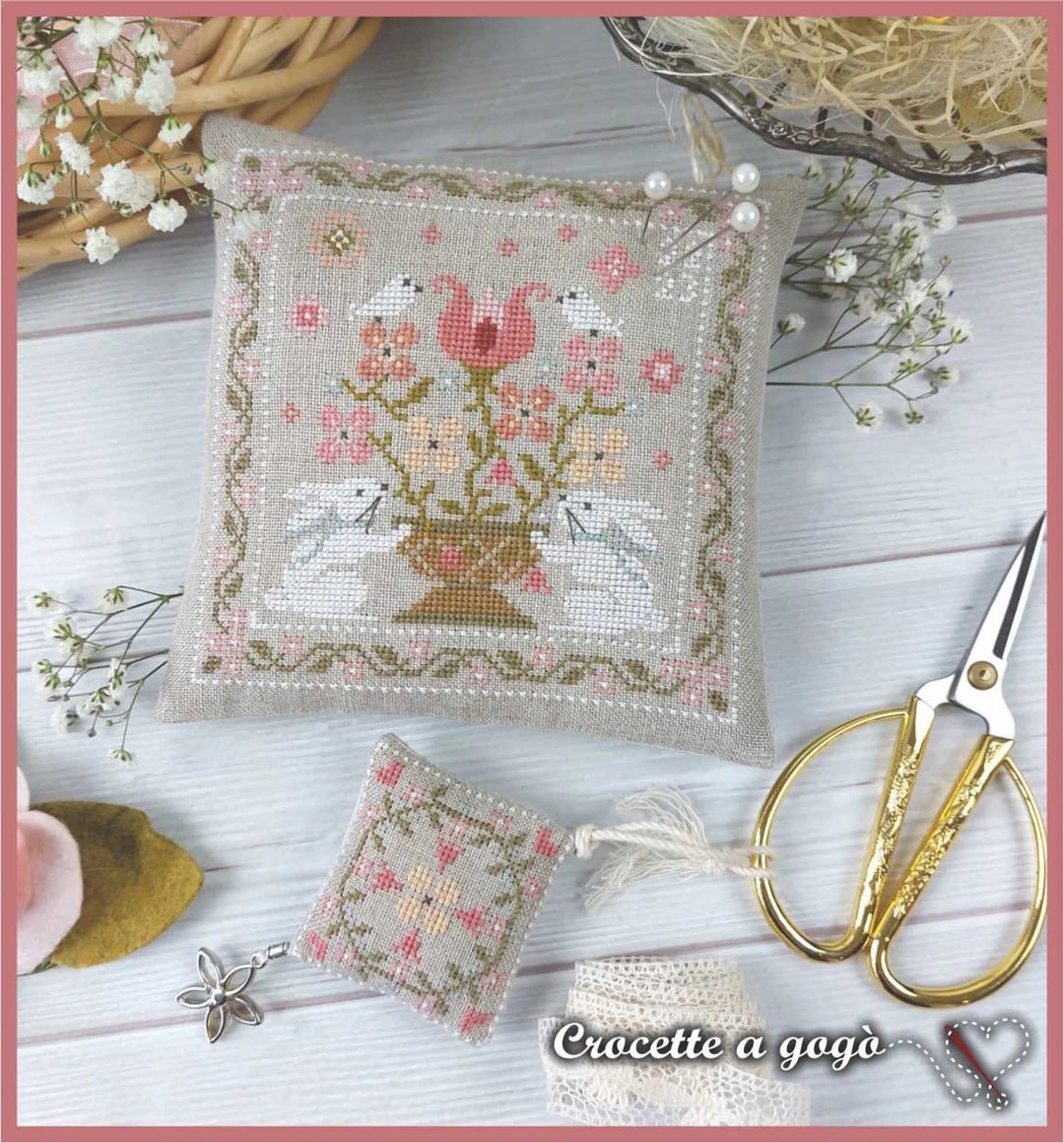 CROCETTE A GOGO "spring Basket" • Counted Cross Stitch Pattern ...