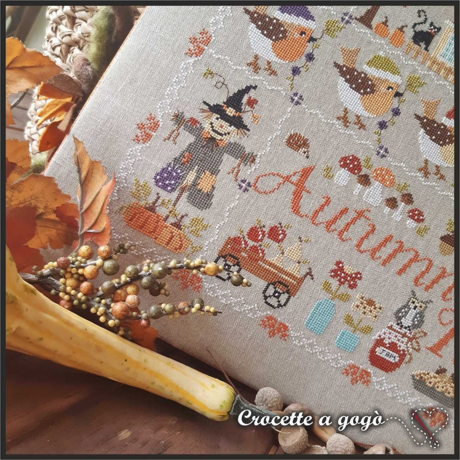 Crocette A Gogo autumn Time Counted Cross - Etsy