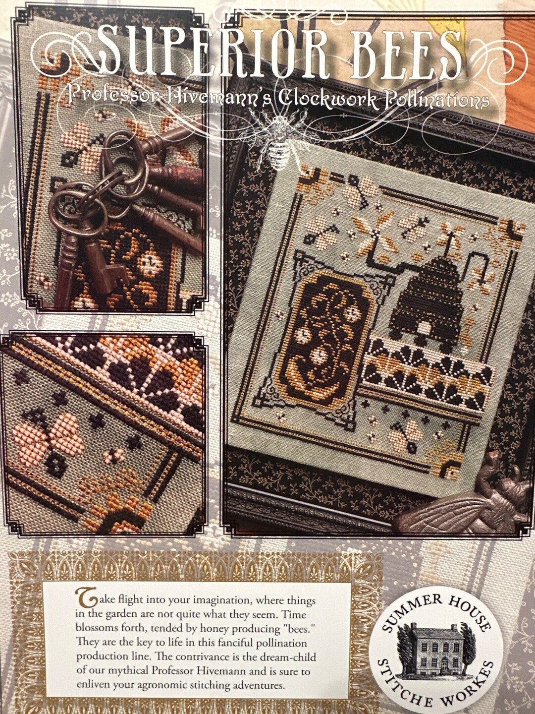 Summer House Stitche Workes "superior Bees" • Counted Cross Stitch Pattern • Chart, Nashville ...